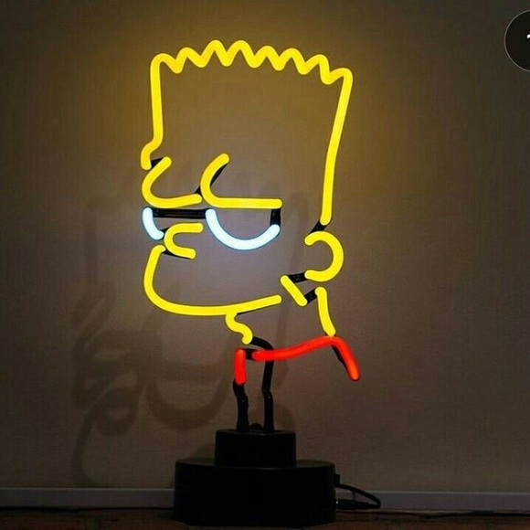 Accents | Bart Simpson Neon Light Nib | Poshmark